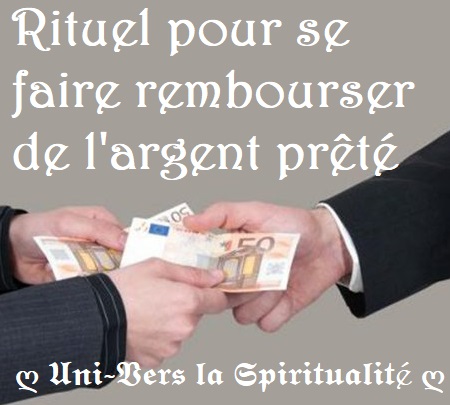 💰 Rituel pour se faire rembourser de l’argent prêté 💰 – ღ 𝖀𝖓𝖎-𝖁𝖊𝖗𝖘 𝖑𝖆 ...